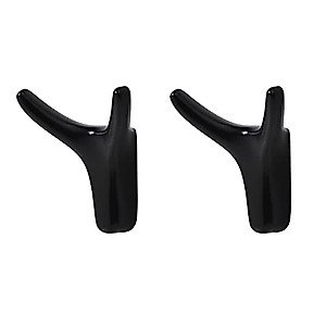 Metal Dual Coat Hooks, Nordic Horn Wall Mounted Hook, Decorative Vintage Hangers,Heavy Duty Wall Hook for Hanging Coat, Scarf, Bag, Key, Hat, 2 Pack