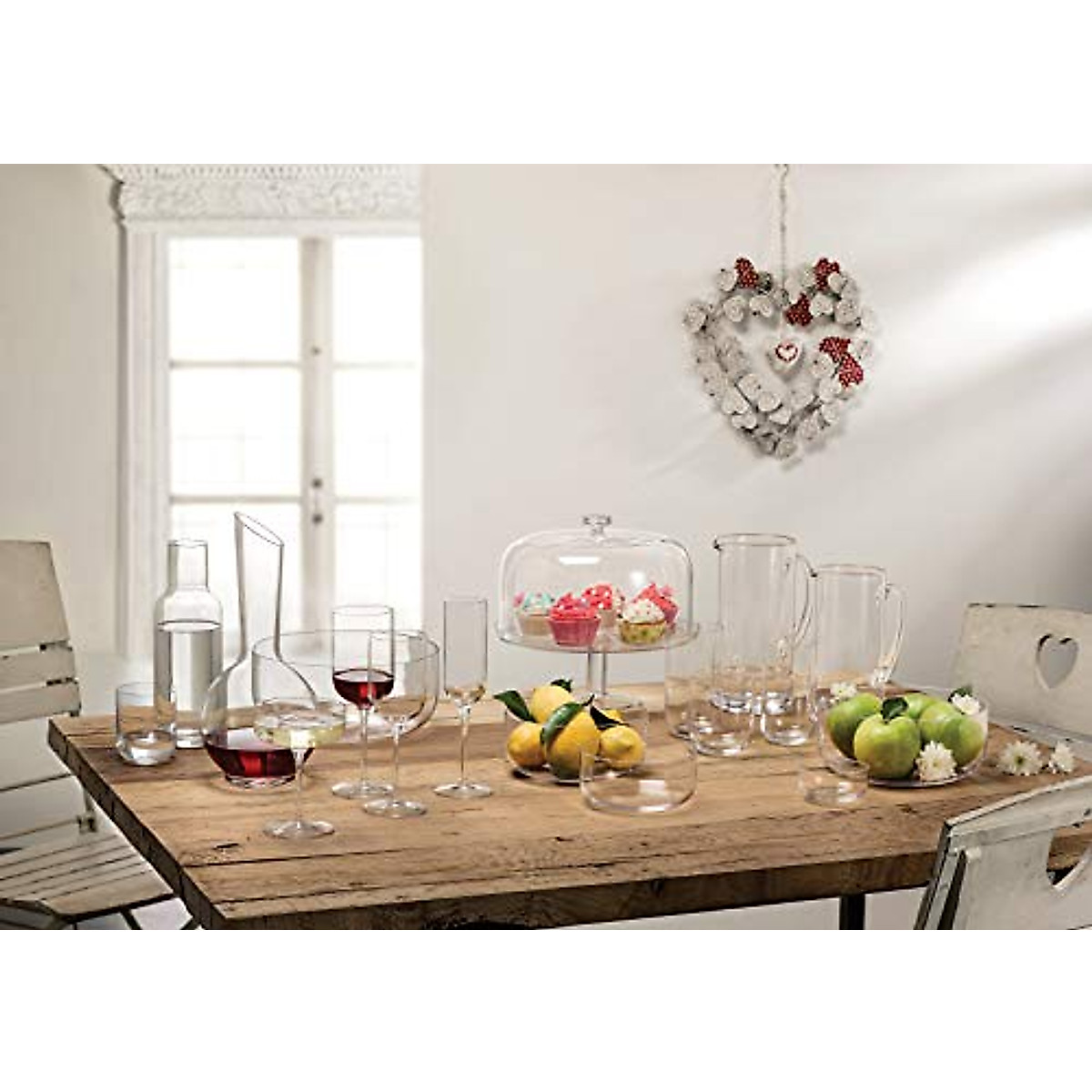 Luigi Bormioli - 11561/01 Luigi Bormioli Sublime 15.25 oz DOF Double Old Fashioned Glasses, Set of 4, Clear