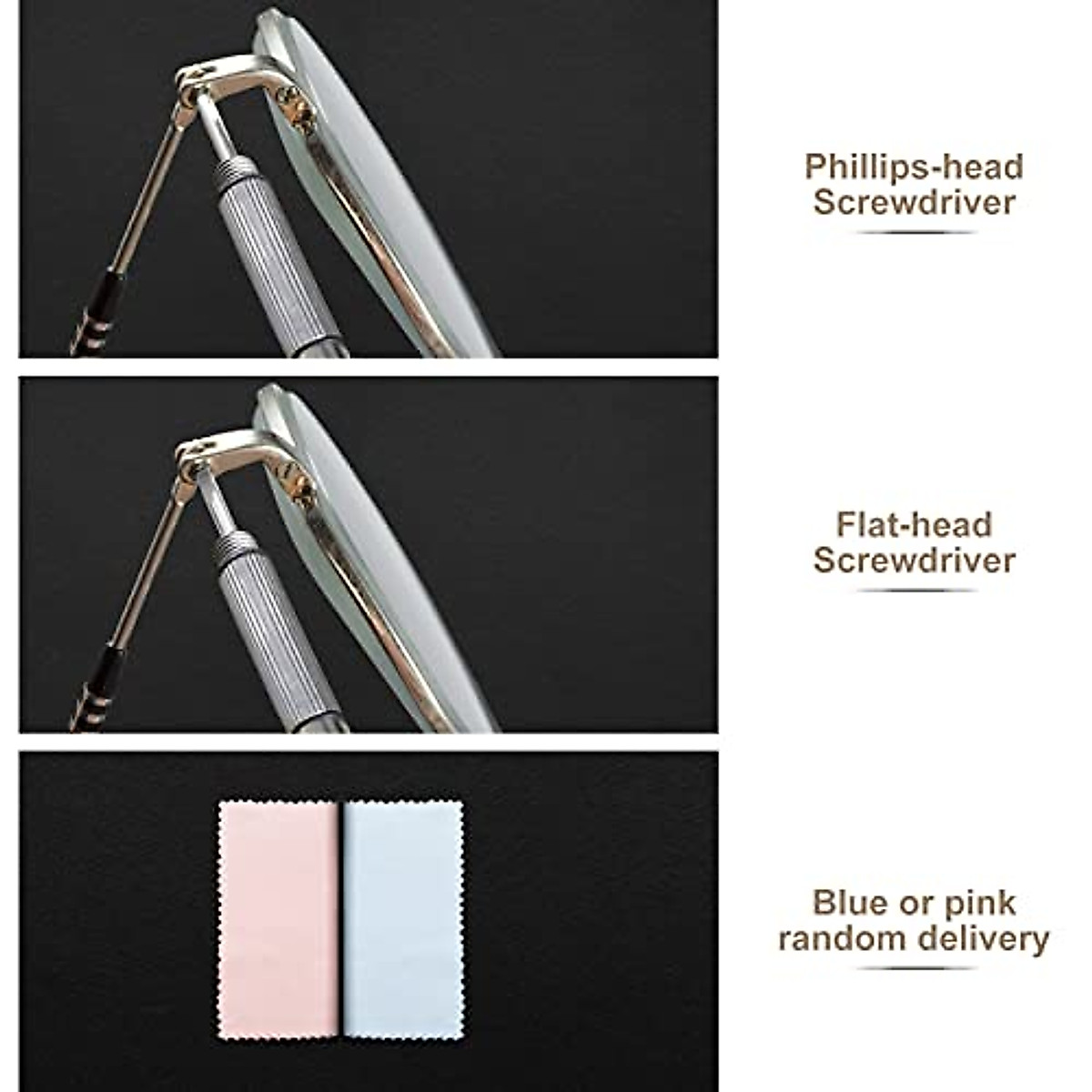 SPEEDWOX Eyeglasses Frame Pliers 6 Inches Round Nose Nylon Jaw and Flat Nose Adjusting Eyeglass Arms Frame Plier 2 Pieces Set Glasses Repair Assembling Tools Glasses Nose Pads Arm Pliers