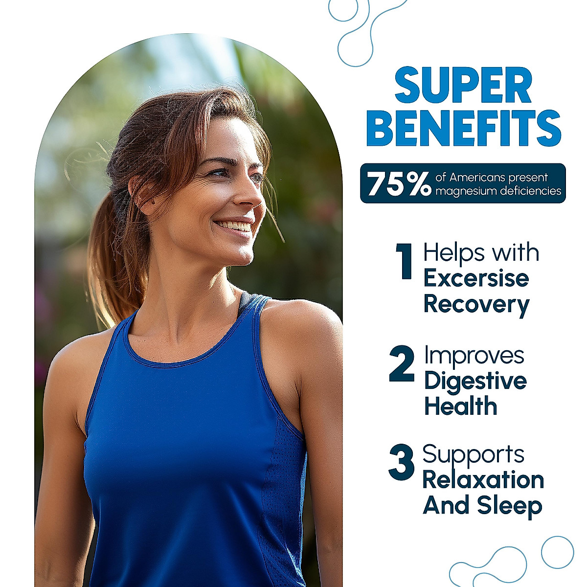 Zenavea - Triple Magnesium Complex Supplement (120 Vegan Capsules) - 180mg of Magnesium Glycinate Taurate and Citrate - Calm Magnesium Complex Supplements