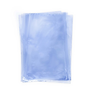 Purple Q Crafts Shrink Wrap Basket Bags For Gift Baskets Clear Cellophane PVC Shrink Bags 12"x 18" (10 Pack)