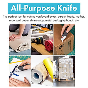 Internet's Best - Utility Knife - Premium & Classic Box Cutter, Retractable Razor