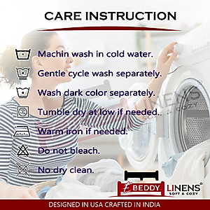 eBeddy Linens White Oversized King Duvet Cover - Soft 800-TC Egyptian Cotton King Duvet Cover Set, 3 Pieces, 1 Duvet Cover 120x98 Inches Zipper Closure and Corner Ties with 2 Pillow Shams