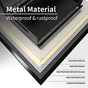 Under Sink Organziers and Storage, Pull Out Drawers Under Cabinet Storage Around Plumbing, for Under Kitchen Bathroom Sink Organizers and Storage（White