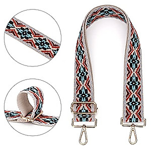 HKCLUF Wide Purse Strap Women Guitar Strap Purse For Women Adjustable Replacement Straps for Handbags Crossbody Shoulder Bucket Bag Replacement Belt