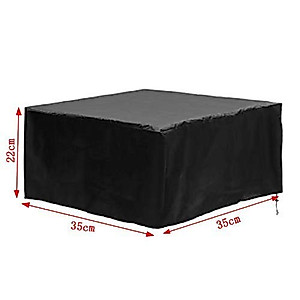 Projector Cover, Suitable for Ceiling Home and Outdoor Installation of Video Projector dust and Water Protection Cover, 13.7'' x 13.7'' x 8.6''