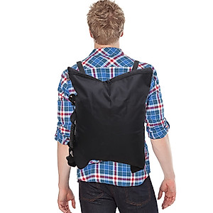 SUPVOX Portfolio Backpack Waterproof Art Carrying Case with Handle for A3 Drawing Boards