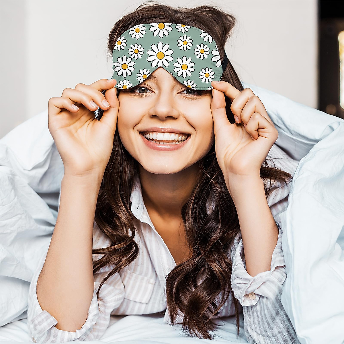 Whaline 12Pcs Retro Floral Cotton Fabric Bundles Rose Pink Boho Flower Rainbow Fat Quarters Groovy Hippie Quilting Patchwork for DIY Handmade Crafting, 18 x 22 Inch