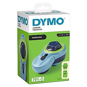 Dymo Junior Home Embossing Label Maker | 42 Character Wheel with Large Knob | No Batteries Required