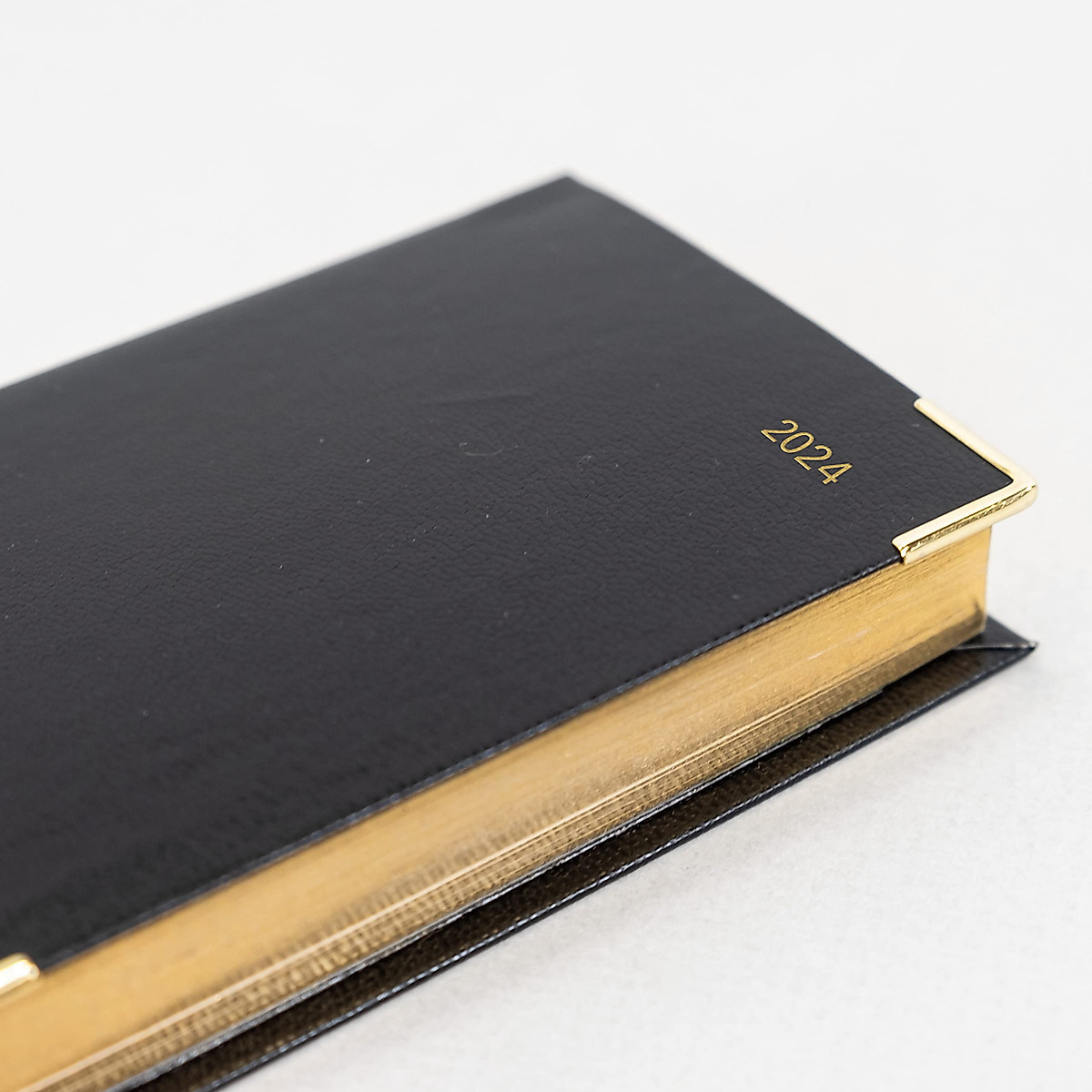 Letts of London Classic Daily Planner, 12 Months, January to December, 2024, Day-Per-Page, Pocket Size, 4.25" x 2.75", Black (C12EBK-24)