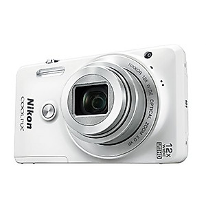 Nikon COOLPIX S6900 16MP Digital Camera with 12x Zoom, Natural White (International Version, No Warranty)