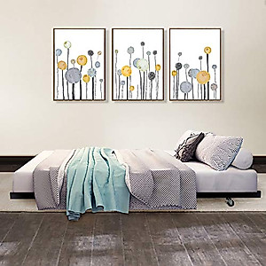 VECELO Twin Trundle Bed Frame Only/Roll Out/Enhanced & Up-Graded Metal Slats Support, Black