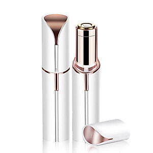 Facial Hair Removal for Women, Mini Hair Remover, Electric Razor Shaver Portable Bikini Epilator for Lips, Chin, Armpit, Peach Fuzz, Fingers, Arms, Legs, Body and USB Rechargeable