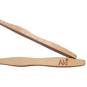 Bamboo Toothbrush 4-Pack Medium Multi-Colored Bristles Family Pack Biodegradable by Aki NEW