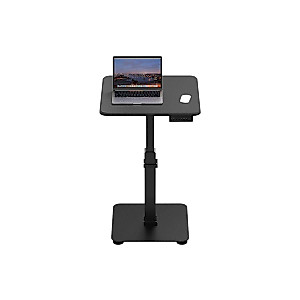 Monoprice Single Motor Sit-Stand Desk Pedestal, 110 lbs. Weight Capacity, for Laptops, Compact Computer Setups, & Office Work - Workstream Collection