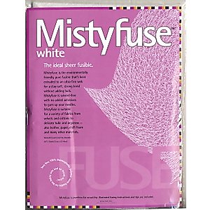 Attached Mistyfuse White 20in x 10yds, 20" x 10 yd, 30 Foot