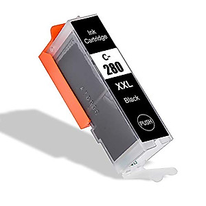 ArtiTech 2 Pack Compatible Ink Cartridge Replacement for Canon PGI-280XXL Black Ink Tank PGI280XXL PGI280 Work for Canon PIXMA TR7520 TR8520 TS6120 TS6220 TS8120 TS8220 TS9120 TS9520 TS9521C Printers