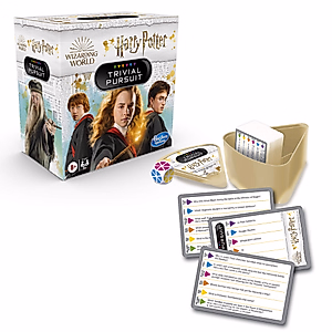 Hasbro Gaming Trivial Pursuit: Wizarding World Harry Potter Edition Compact Trivia Game, 2+ Players, 600 Trivia Questions, 8+ (Amazon Exclusive)