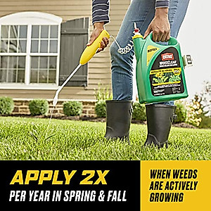 Ortho WeedClear Weed Killer for Lawns: Refill, Won't Harm Grass (When Used as Directed), Kills Dandelion & Clover, 1 gal.