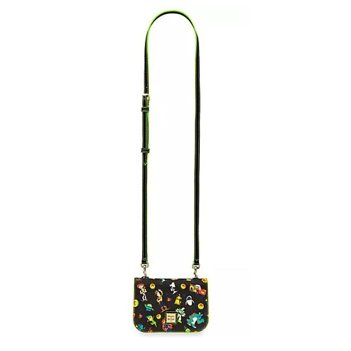 Dooney & Bourke Disney Pixar Crossbody Bag in Multicolor Coated Cotton Leather Metal
