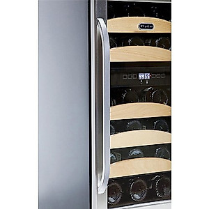 Whynter BWR-281DZ 28 Bottle Dual Temperature Zone Built-in Wine Refrigerator