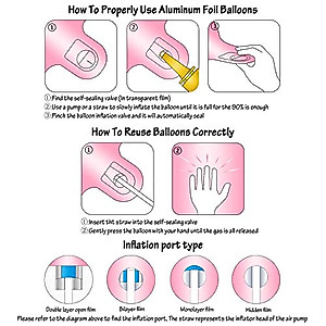 40 Inch Tiffany Pink Numbers 0-9 Birthday Party Decorations Helium Foil Mylar Number Balloon 2