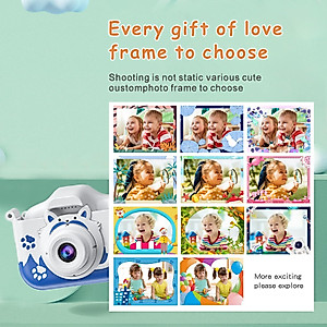 Kids Camera,Toddler Camera Camera for Kids HD 1080P Kids Digital Camera Kids Camera for Girls Kids Toys Children's Christmas Birthday Present Kid Camera Kids Camera for Boys Kids Camera blue