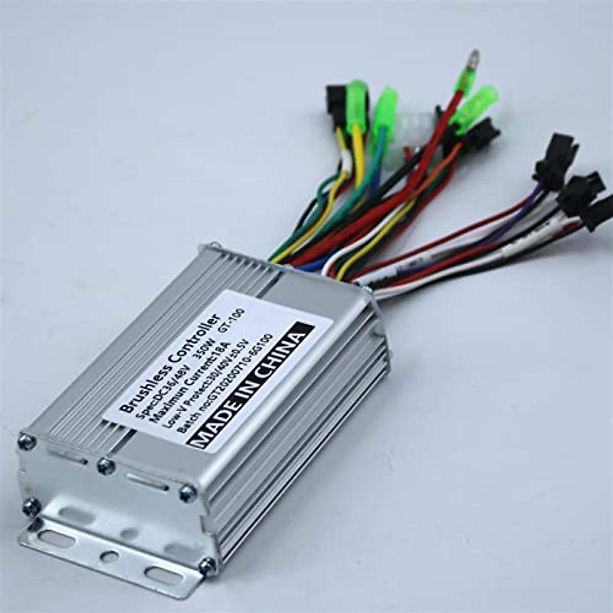 Bike Fender 36V/48V 350W BLDC Electric Scooter Controller E-Bike brushless Speed Driver and GT-100 LCD Display one Set Mud Guards (Color : 52V350W18A)