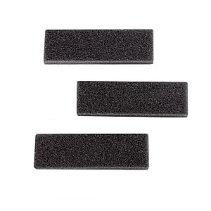 Spree Lot of 3 bass guitar mutes, fits 4 and 5 string compatible replacement for Fender Squier