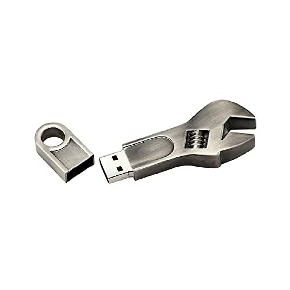 USB Stick 64GB High Speed USB 3.0 Flash Drive Metal Gray Wrench Pendrive Thumb Drive - Civetman