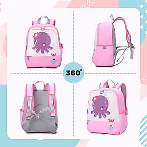 Beatrix New York - Toddler & Kids 11.5" Backpack Bag with Removable Leash for Girls & Boys (DINOSAUR), Ideal for Preschool & Kindergarten Back to School