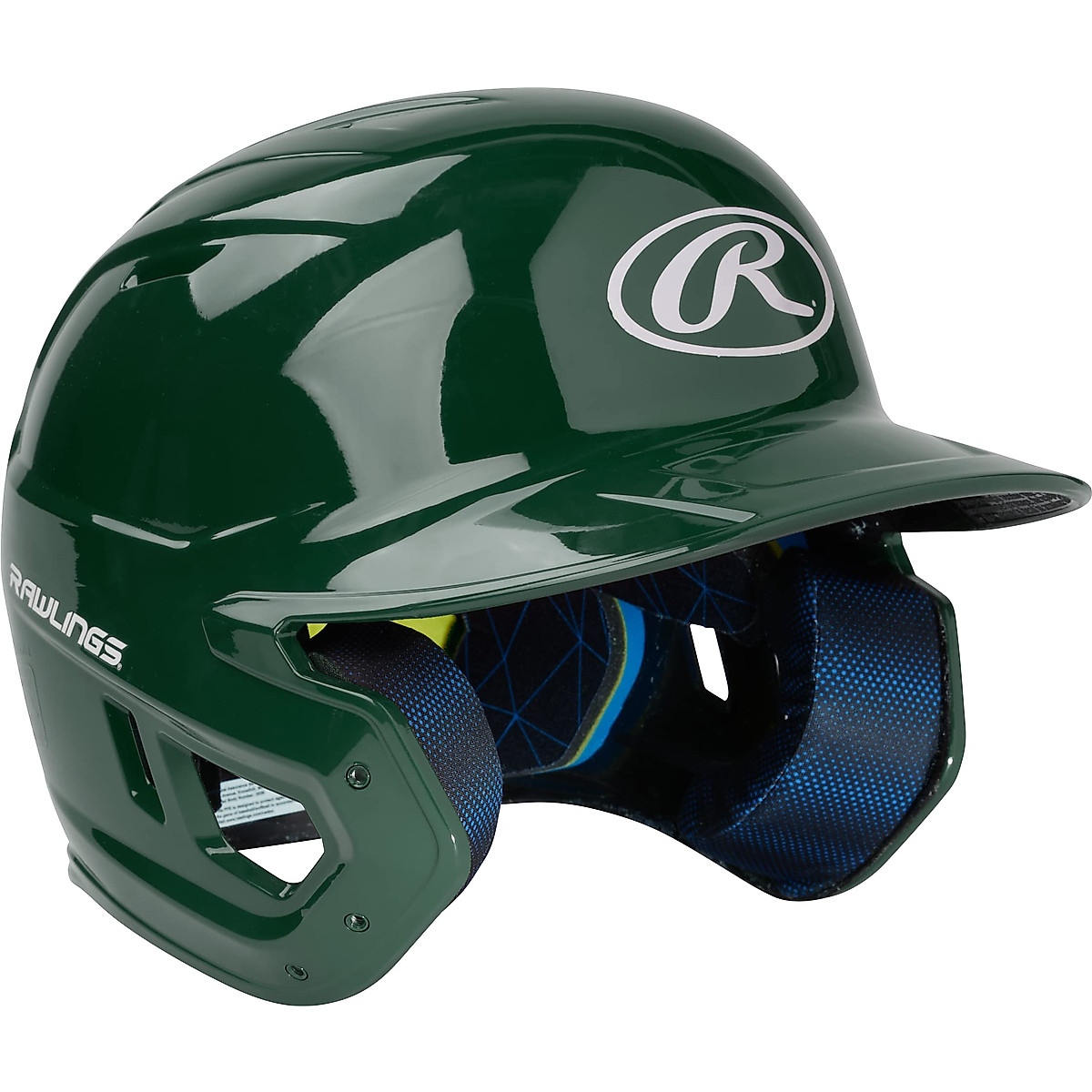 Rawlings | MACH Batting Helmet | Gloss Dark Green | Senior (6 7/8" - 7 5/8")
