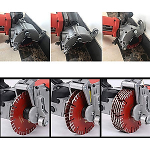 Wall Line Cutter Wire Slotting Marble Concrete Cutting Machine - Dustproof And Infrared Sighting - AC 110V