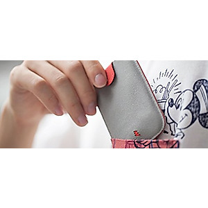 DesignNest DAX wallet, Cascading pull-tab wallet, Slim wallet, Hold upto 6 cards, small wallet, Card holder, Purse (PurpleGrey, Polyester)