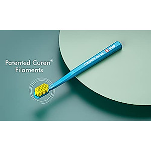Curaprox CS 5460 Super-Soft Toothbrush for Adults with Ultra-Fine Filaments and Compact, Slightly Angled Toothbrush Head for Improved Tooth and Gum Health