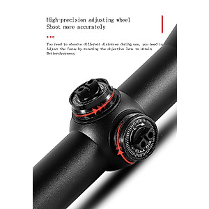 BESTSIGHT 4-16X40 Rifle Scope for Hunting,Red and Green Illuminated,SFP 4-16X Gun Scope with 20mm Mount for Long Range Shooting