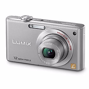 Panasonic Lumix DMC-FX48 12MP Digital Camera with 5x MEGA Optical Image Stabilized Zoom and 2.5 inch LCD (Silver)