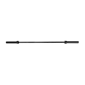 CAP Barbell 6-Foot Solid Olympic Bar, Black (2-Inch) - New Version (OBIS-72B)