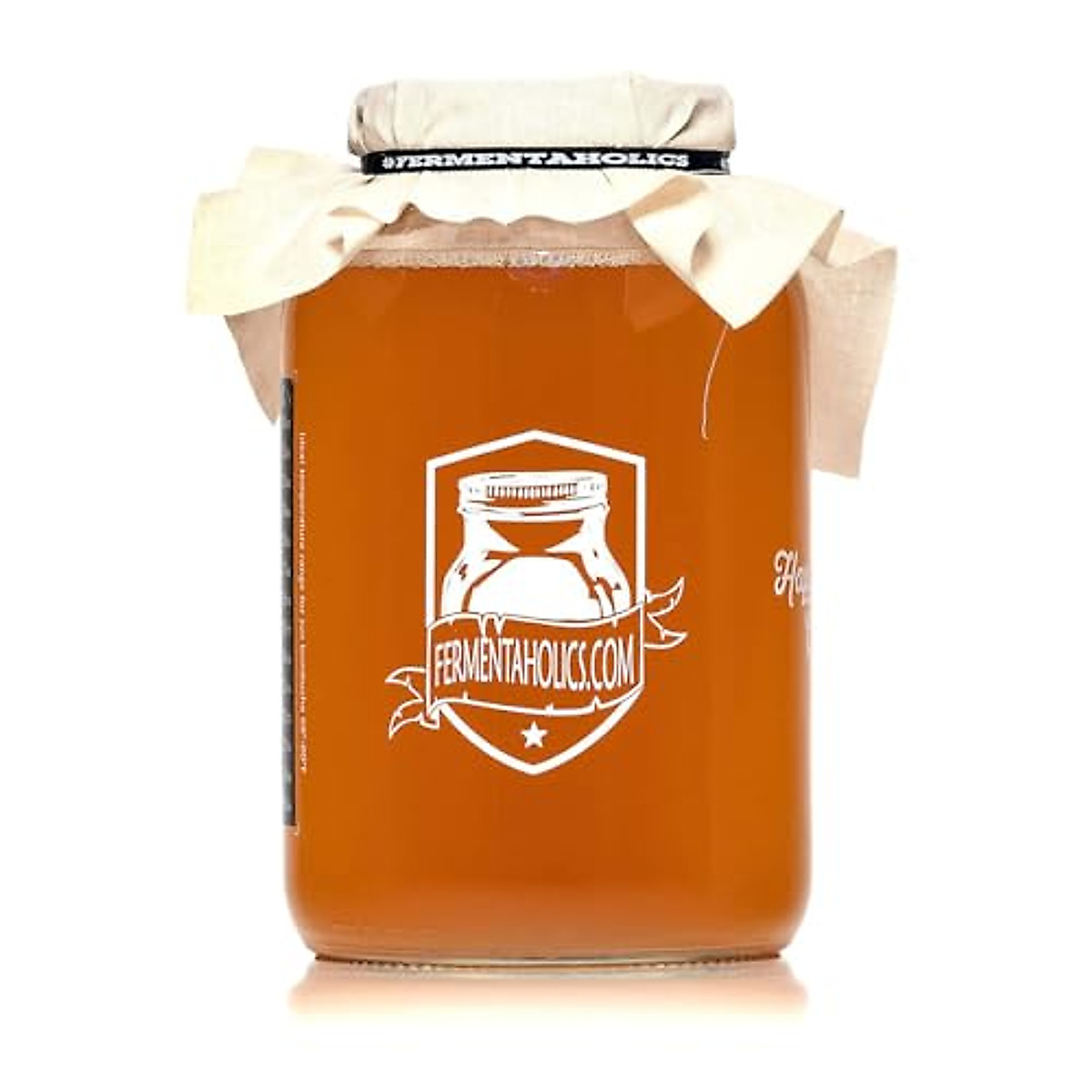 Jun Kombucha Starter Culture - USDA Certified Organic Jun SCOBY & Starter Tea - Makes 1 Gallon - Brewed with Organic Green Tea & Honey - Brew Jun Tea!