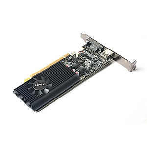 ZOTAC GeForce GT 1030 2GB GDDR5 64-bit PCIe 3.0 DirectX 12 HDCP Ready Low Profile Video Card ZT-P10300A-10L