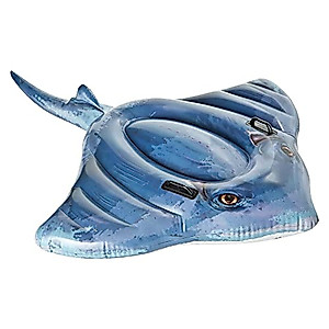 Intex Stingray Ride-On Inflatable Swimming Pool Beach Float Toy -57550NP