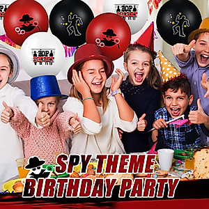 Liliful 60 Pcs Top Secret Spy Theme Balloon Detective Party Decoration ...