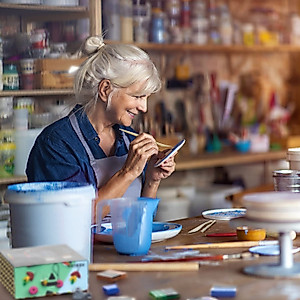 Arteza Polymer Clay Kit, Modeling Clay Oven Bake for Adults and Teens with 5 Sculpting Tools, 42 Colors, Made for Clay Earrings, Jewelry Making and Crafts