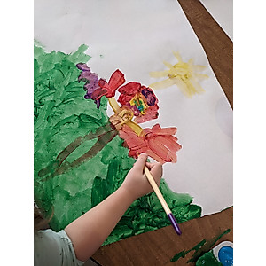 2 Pack of 18-Inch Easel Paper Roll for Arts & Crafts, Fits Most Standard Kids Easels, 100-Foot Rolls, 18"x100'