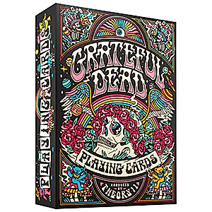 theory11 Grateful Dead Playing Cards Premium Deck with Iconic Band-Themed Artwork