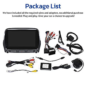 aoonav Android 10 inch Touch Screen car Radio for Chevrolet Camaro 2010 2011 2012 2013 2014 2015, GPS Navigation 4GB+64GB Support with carplay/bluetooth/4G/DSP Head Unit Stereo