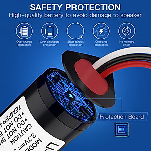 Kratax 3500mAh Rechargeable Replacement Battery for Harman Kardon Onyx Studio 1/2/3/4 Wireless Bluetooth Speaker, Real Capacity HK Onyx Battery, Same Quality as Original Battery