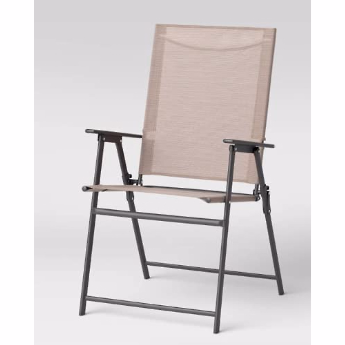 Room Essentials Sling Folding Patio Chair Tan Set of 2