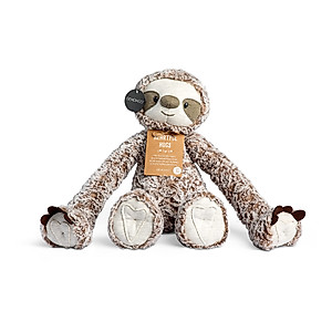 DEMDACO Heartful Hugs Sloth Brown and Tan 17.5 Inch Weighted Plush Stuffed Animal