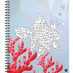 Brain Games - Sticker by Number: Ocean Treasures